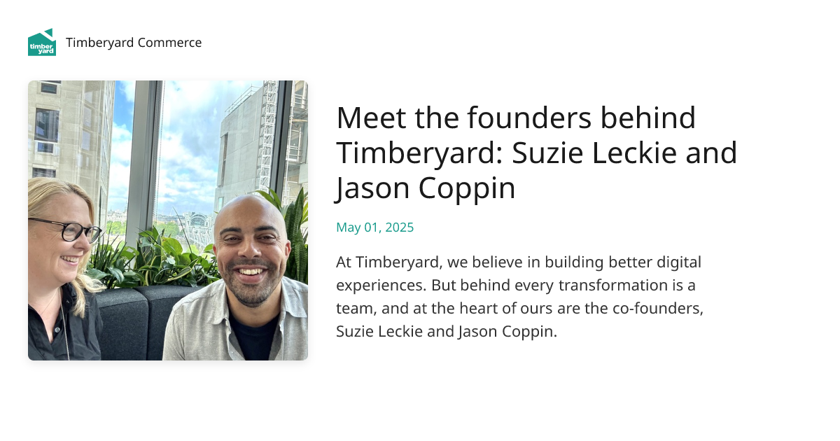 Meet the founders behind Timberyard: Suzie Leckie and Jason Coppin ...